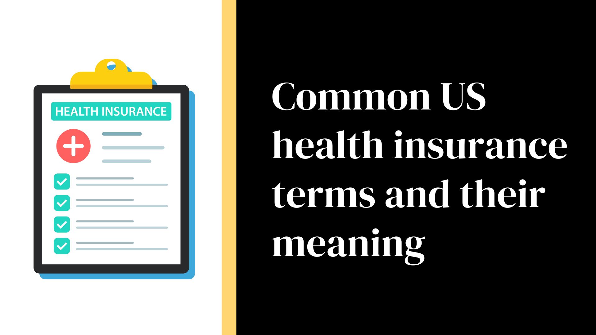 Common health insurance terms and their meaning - Lead & Gain Workforce ...